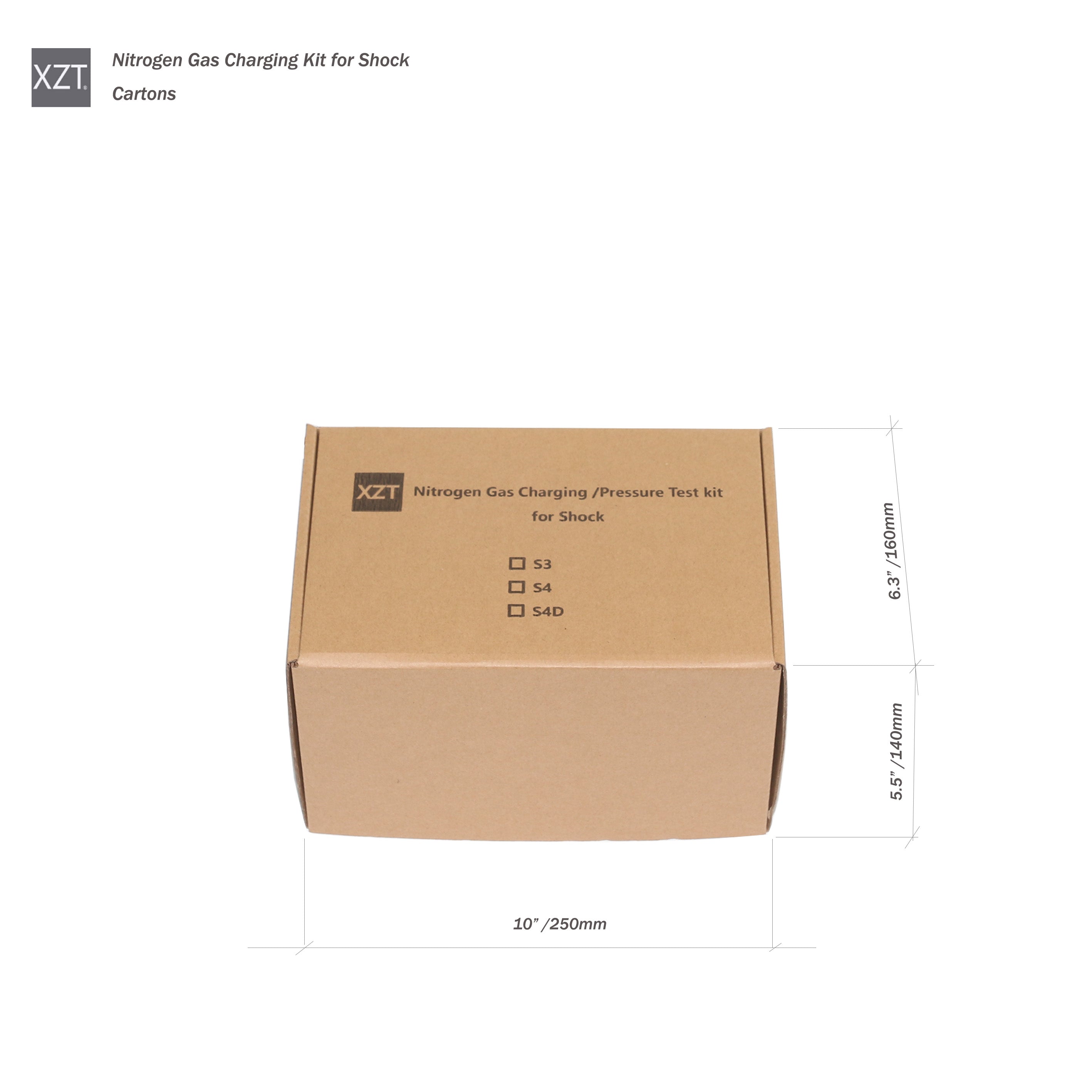 XZT S3 Aircraft Aviation Tools Schrader Nitrogen Gas Pressure Test kit ...