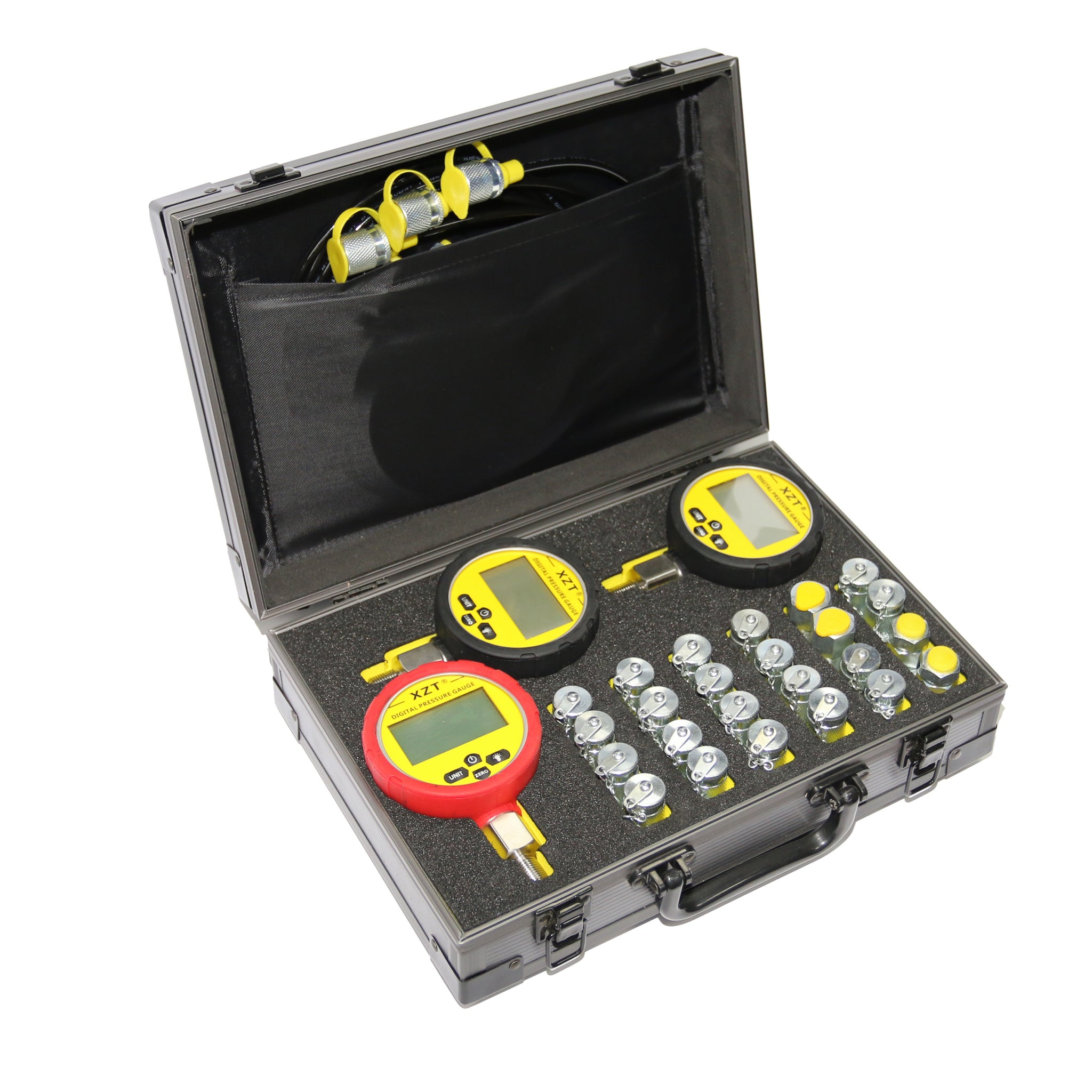 XZT 70P Digital Hydraulic Pressure Test,Pressure gauges Set, Mini Hydr ...