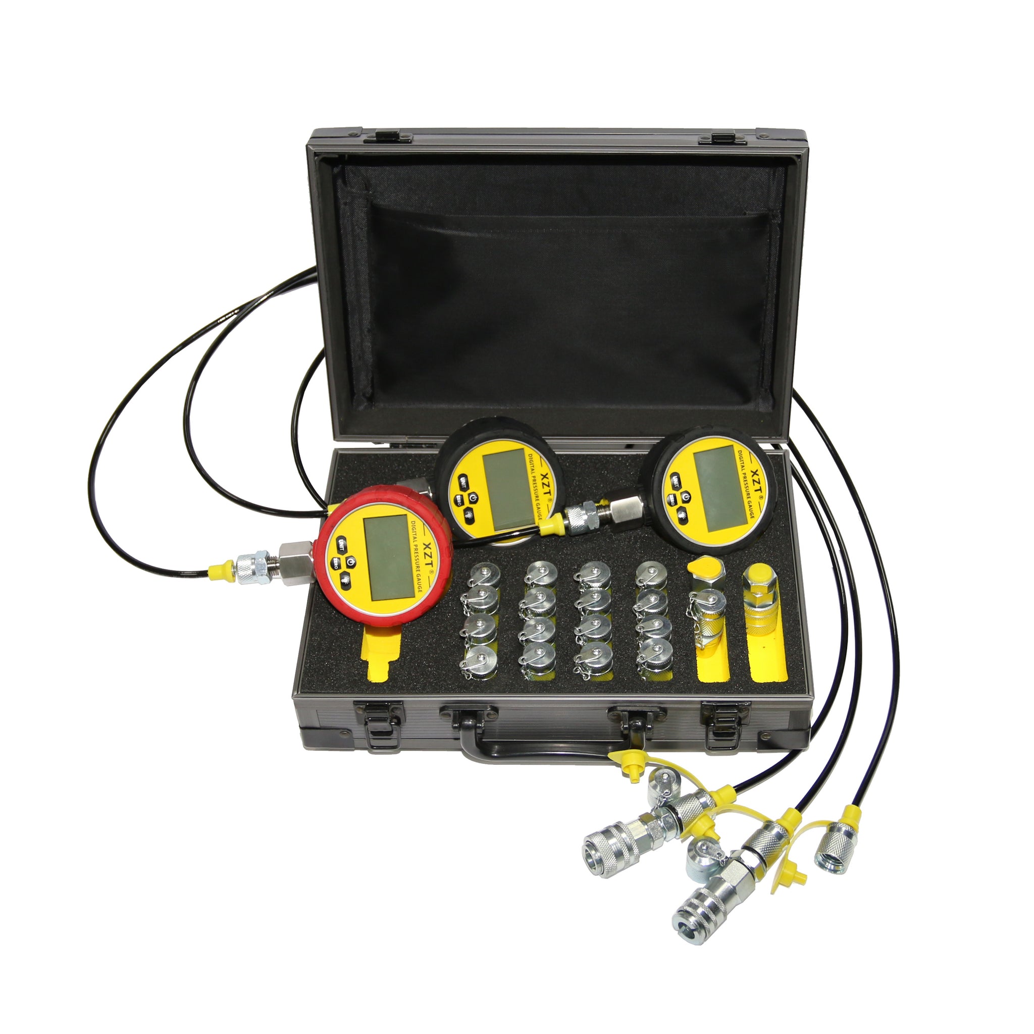 XZT 70P Digital Hydraulic Pressure Test,Pressure gauges Set, Mini Hydr ...